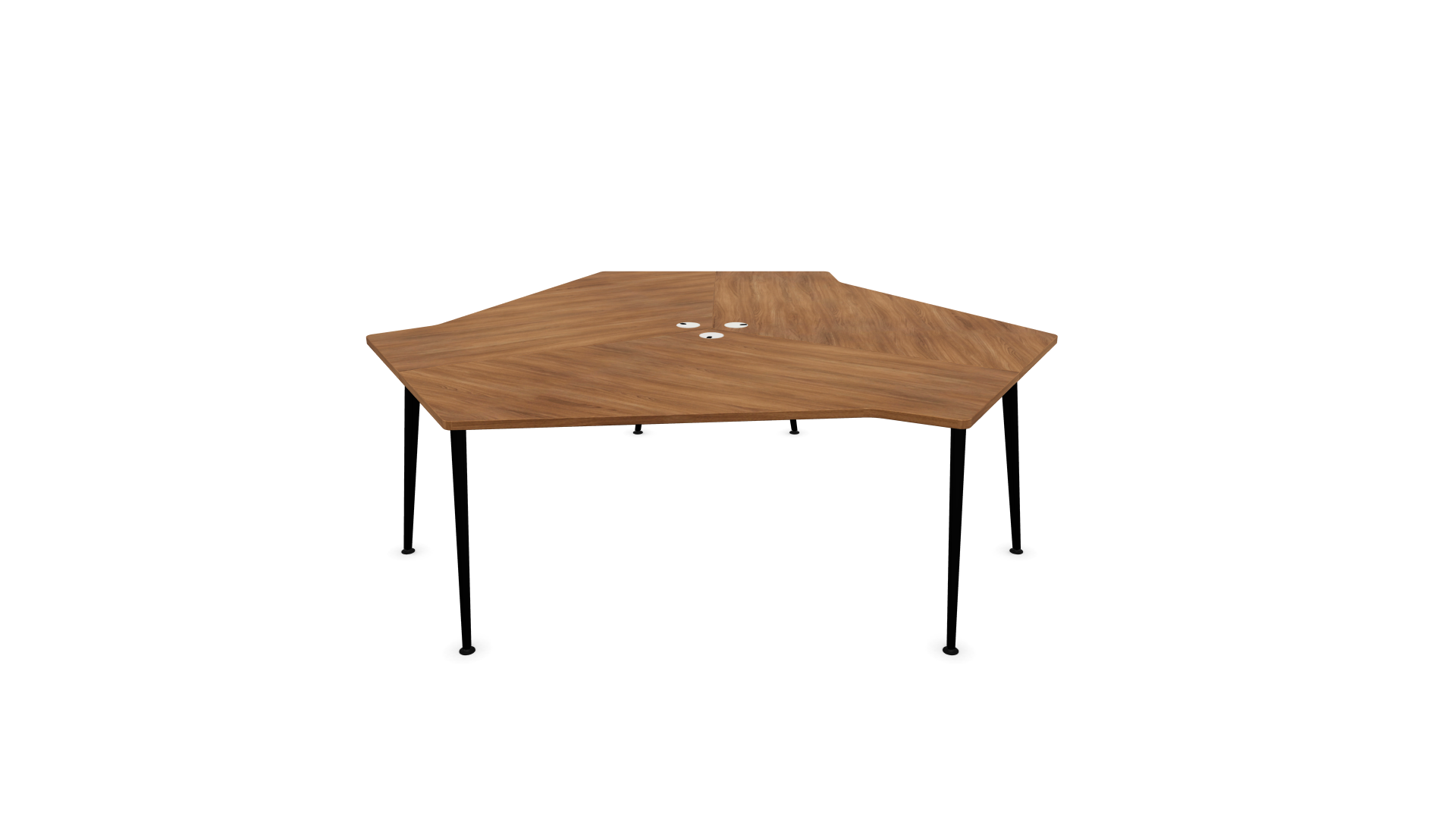 Actiu Twist Multi Task Triple Desk - Afri Artisans