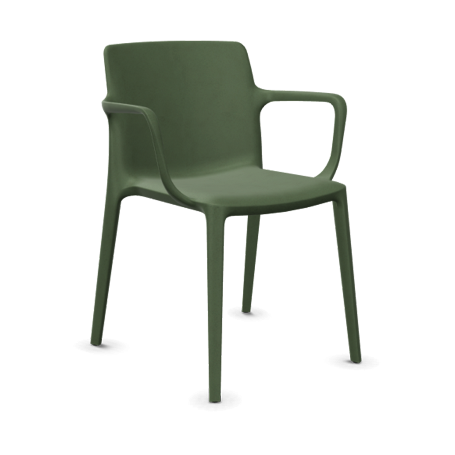 Actiu Fluit multipurpose Chair with Arms – Green - Afri Artisans